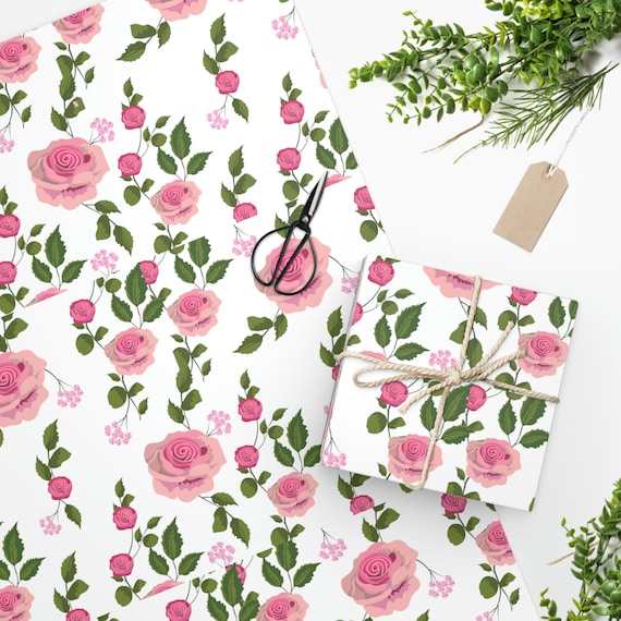 Vintage Rose Wrapping Paper