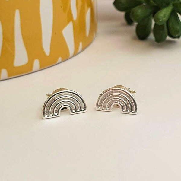 Rainbow Earrings - Etsy