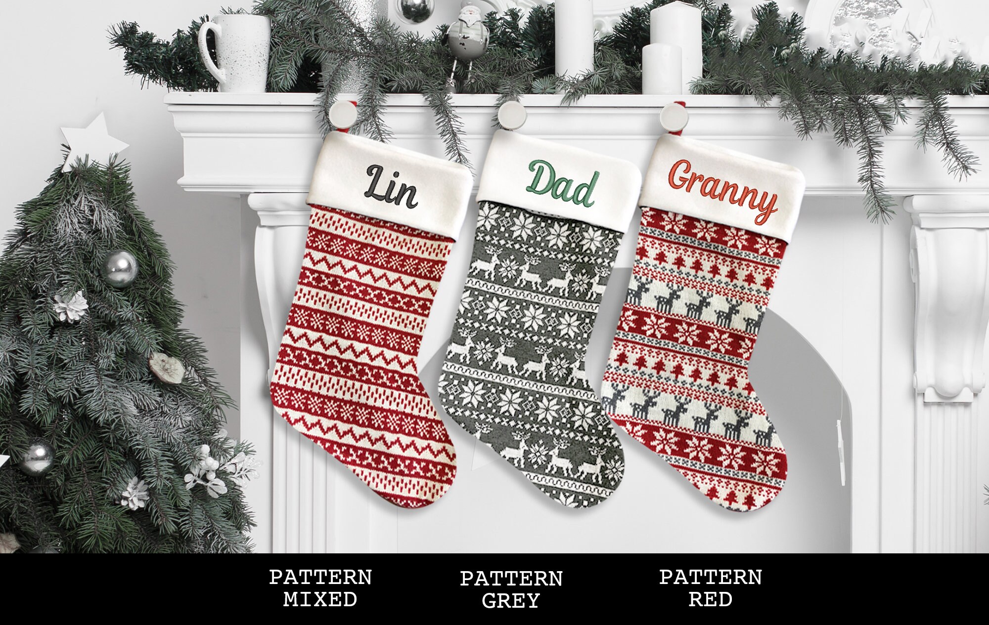 Custom Christmas Stocking Script Font. 14 Designs. - Etsy Australia