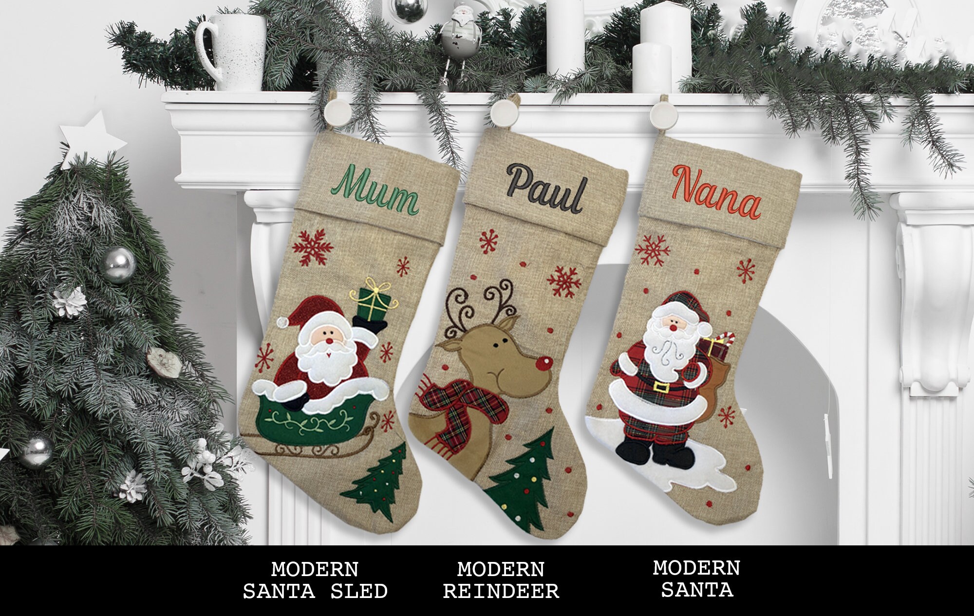 Custom Christmas Stocking Script Font. 14 Designs. - Etsy Australia