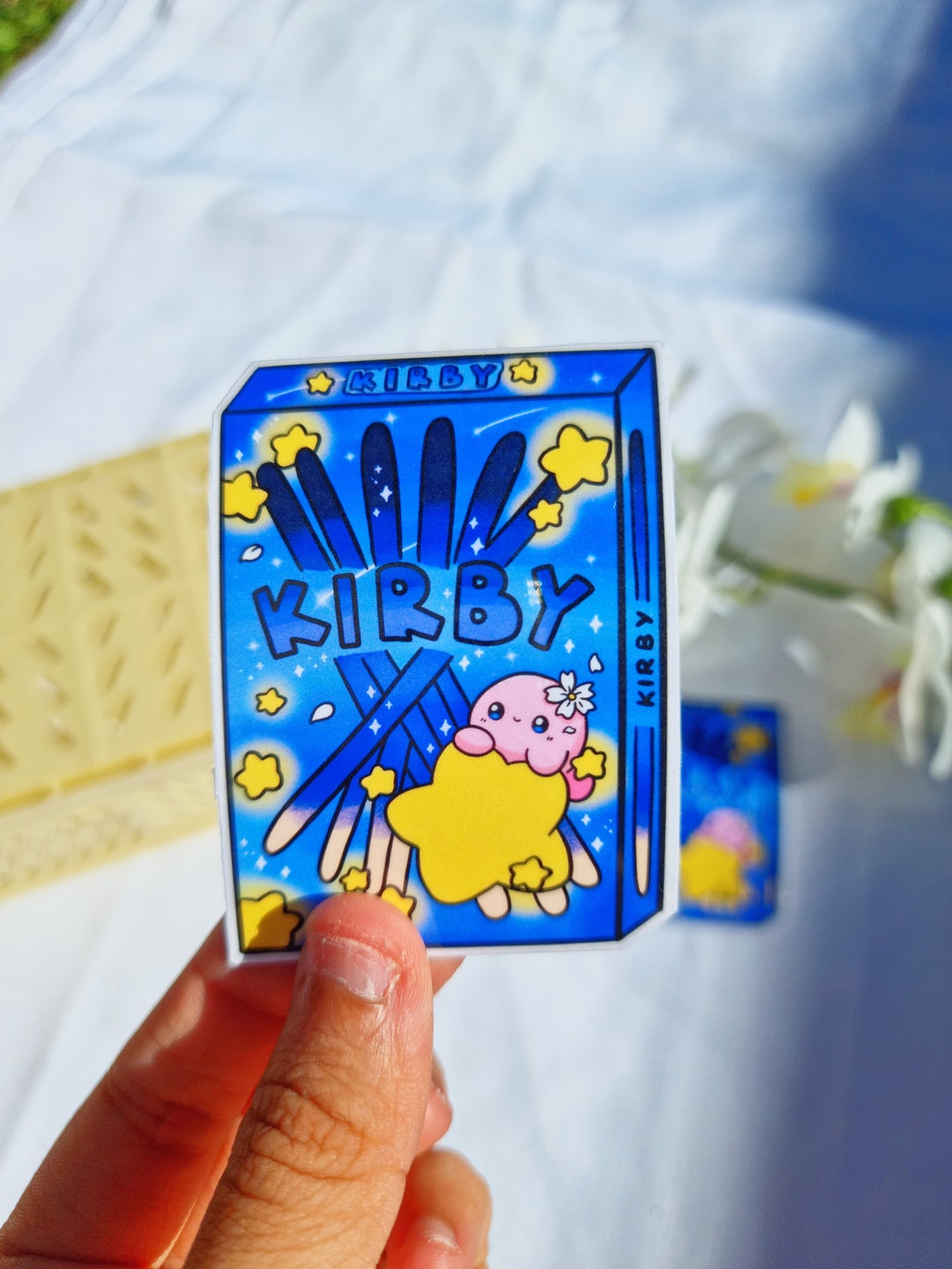 Kirby Pocky Snack Stickers, BUY 3 GET 1 FREE, Kawaii Food Stickers ...