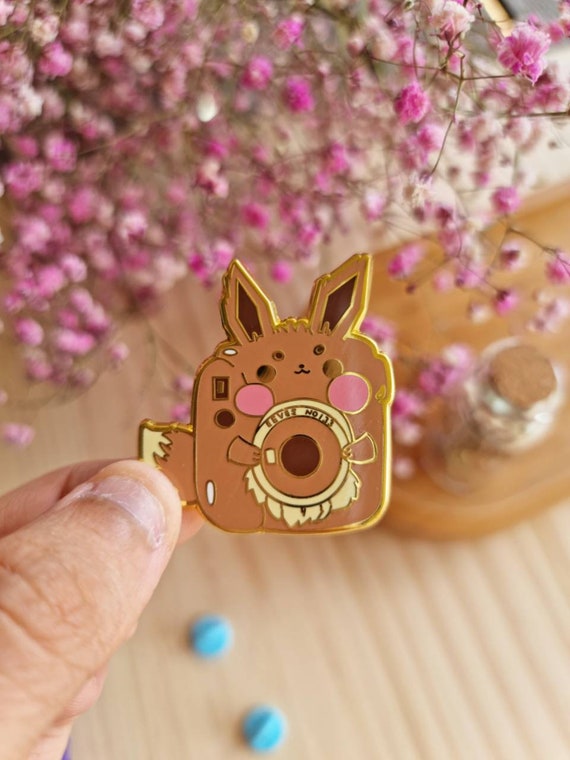 Polaroid Eevee Gold Hard Enamel Pin - Etsy