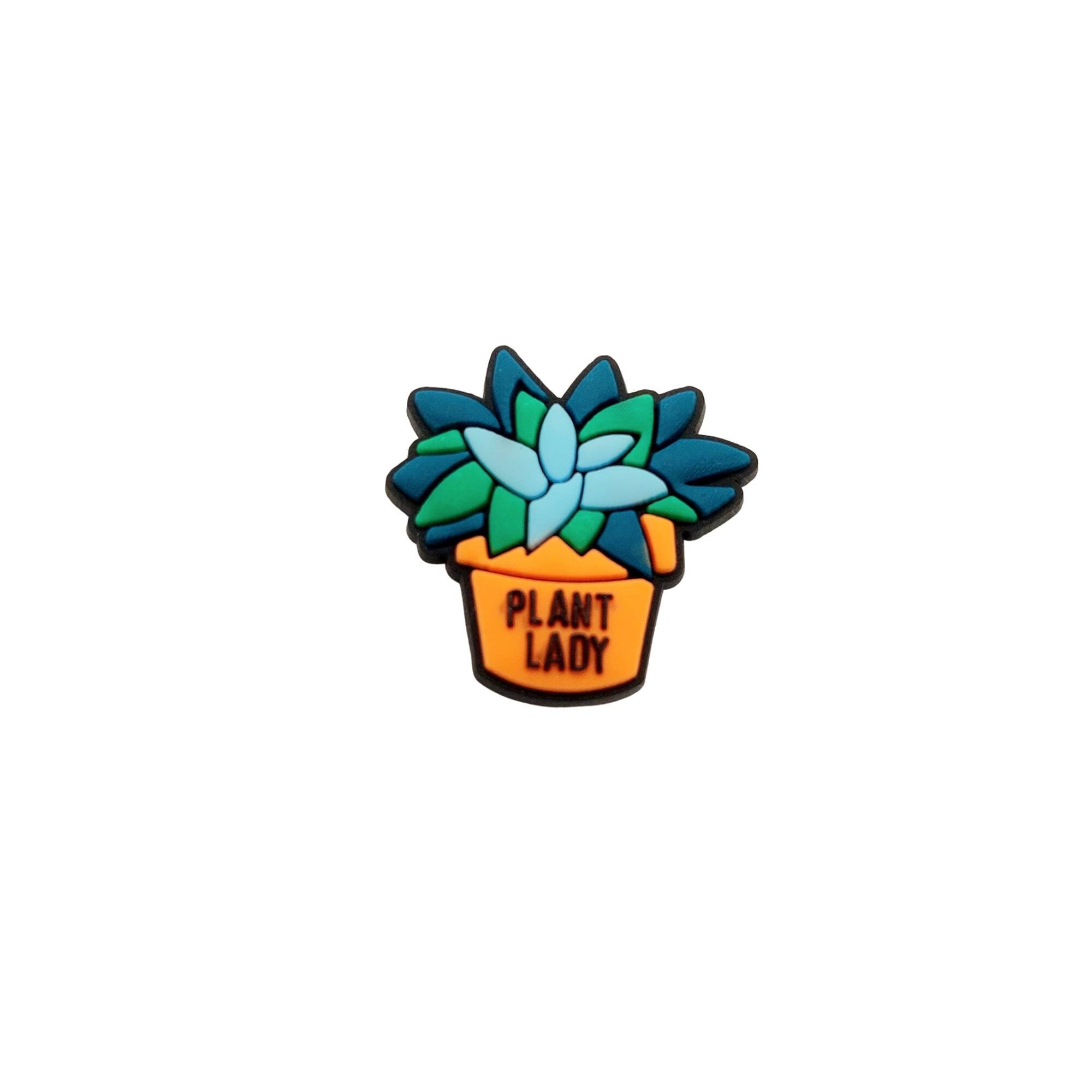 Plant Lady, Potted Plant Croc Charms, Shoe Charms, Shoe Accessories ...