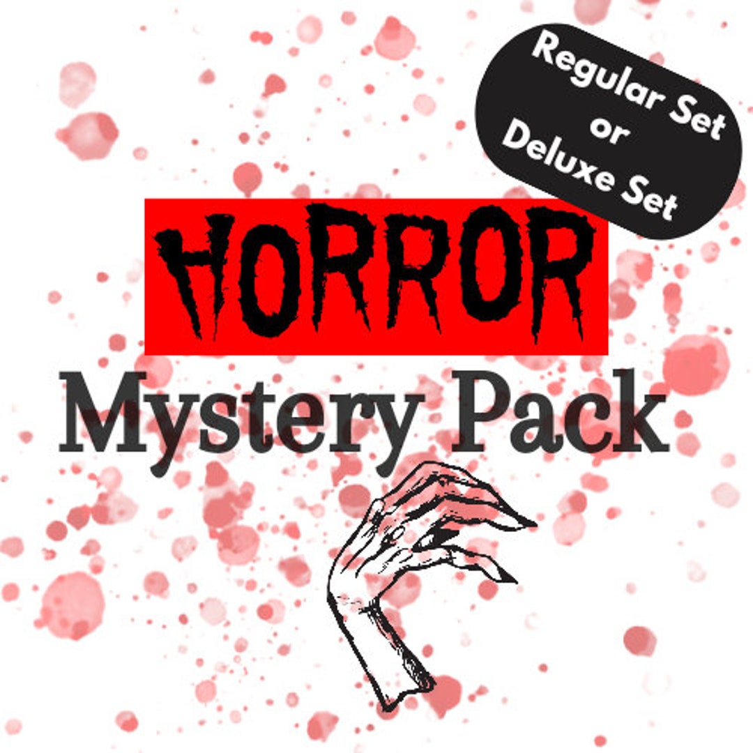 Horror Mystery Bags, Scary Movie, Horror Movie Gift Set, Halloween, Fun ...