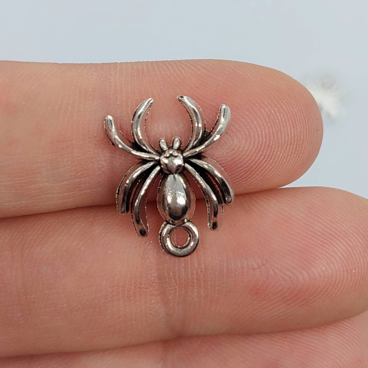 Spider Jewelry Charms Halloween Charms Jewelry Making - Etsy UK