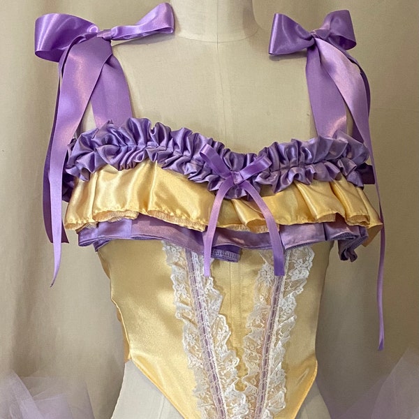 Purple Corset - Etsy