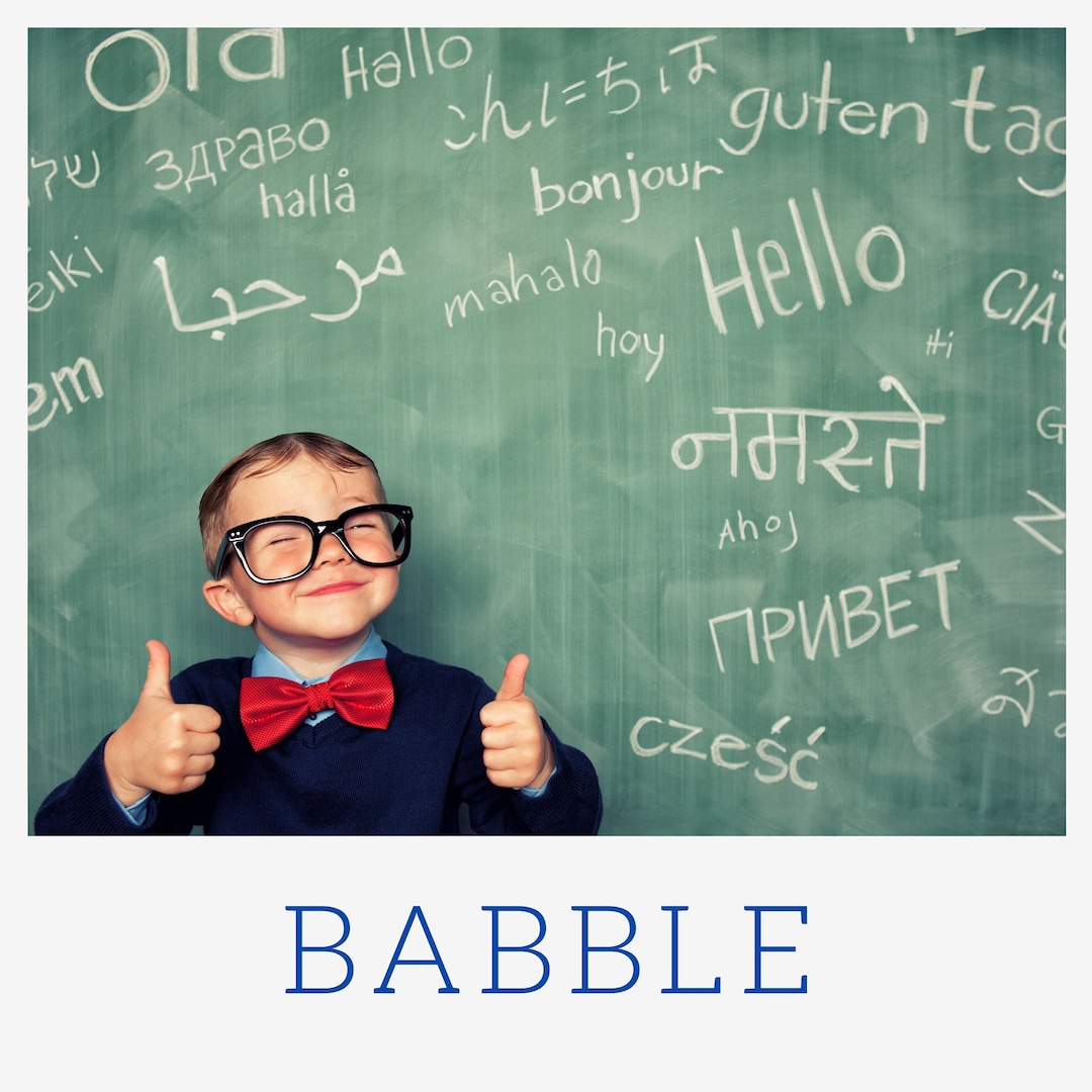 7. Babble - Homeschool Project - Etsy