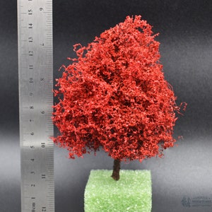 Small Autumn Sugar Maple Tree on Spike | 4 Inches | Miniature for ...