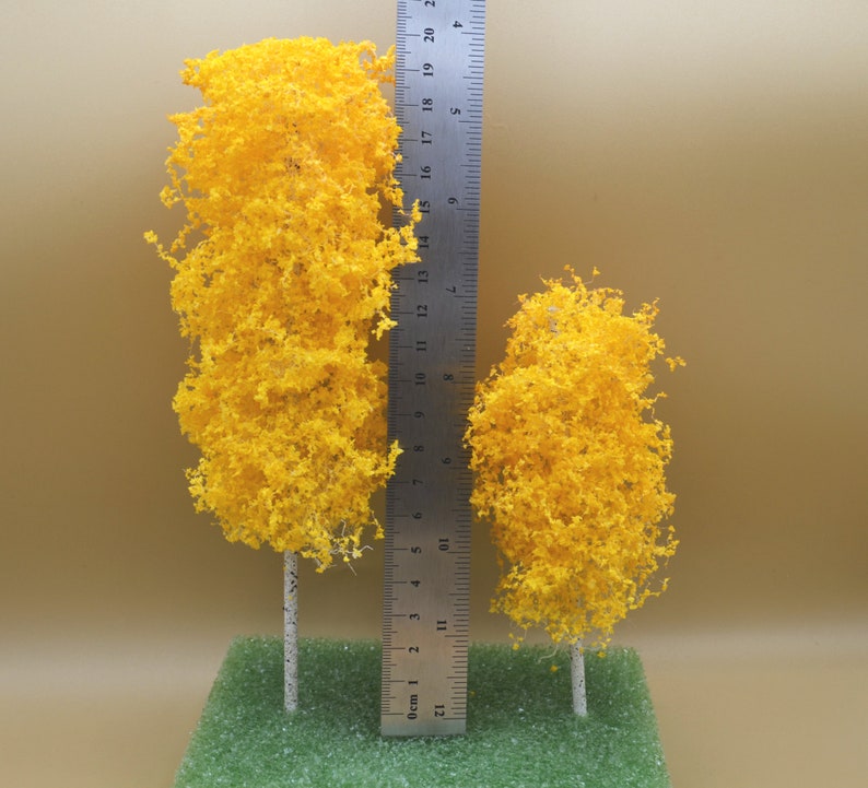 Autumn Aspen Grove Tree on Spike | 6"/9" | Set of Two | Miniature for ...