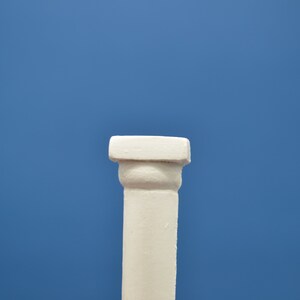 Small Carved Crest Half-round Column | Ornate Miniature Decor | Set of ...