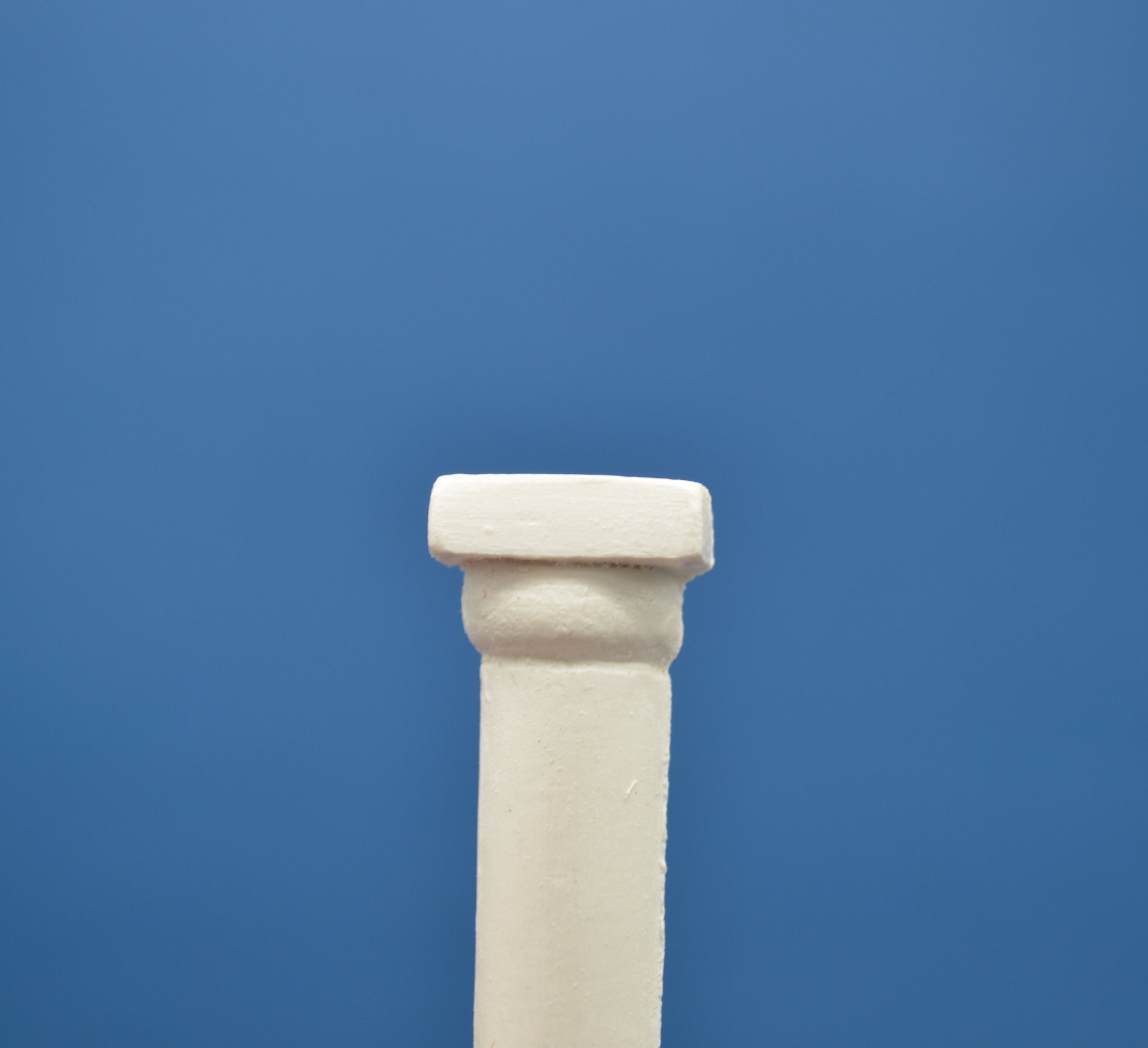Small Carved Crest Half-round Column | Ornate Miniature Decor | Set of ...