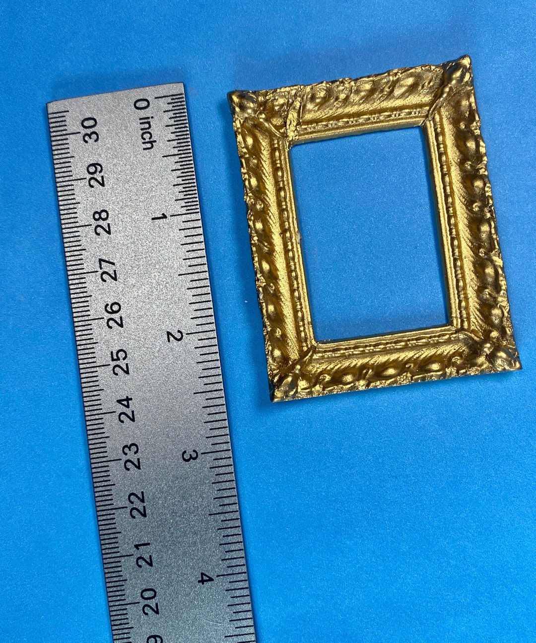 Gold Torch Frame | Miniature for Dollhouses | 2.5” X 2” - Etsy