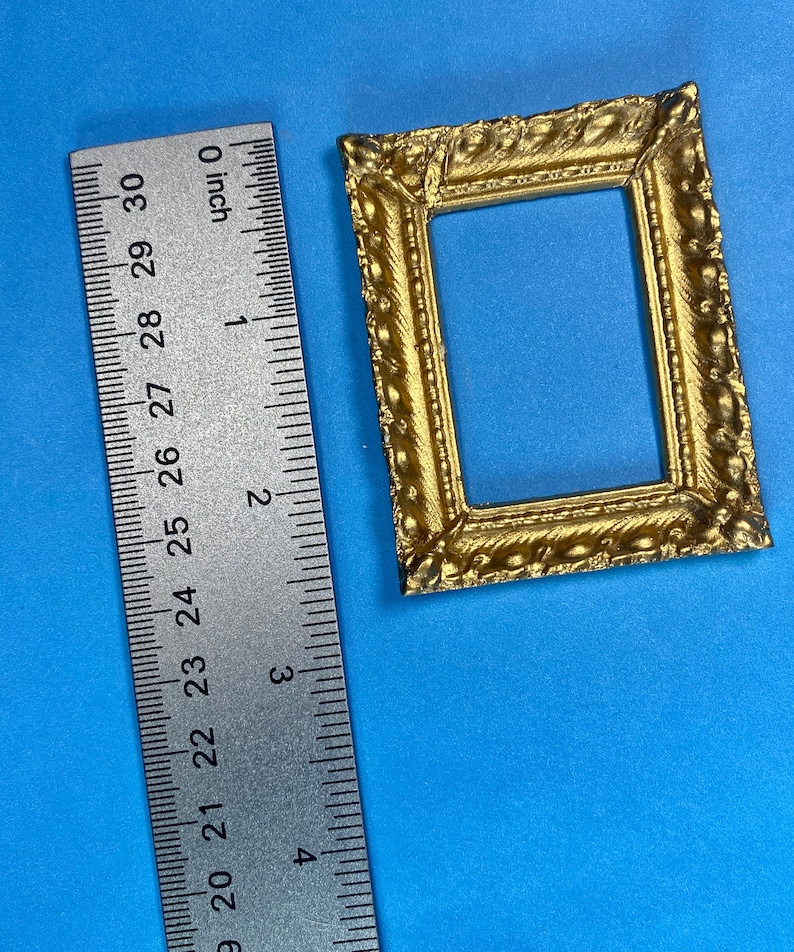 Gold Torch Frame | Miniature for Dollhouses | 2.5” X 2” - Etsy