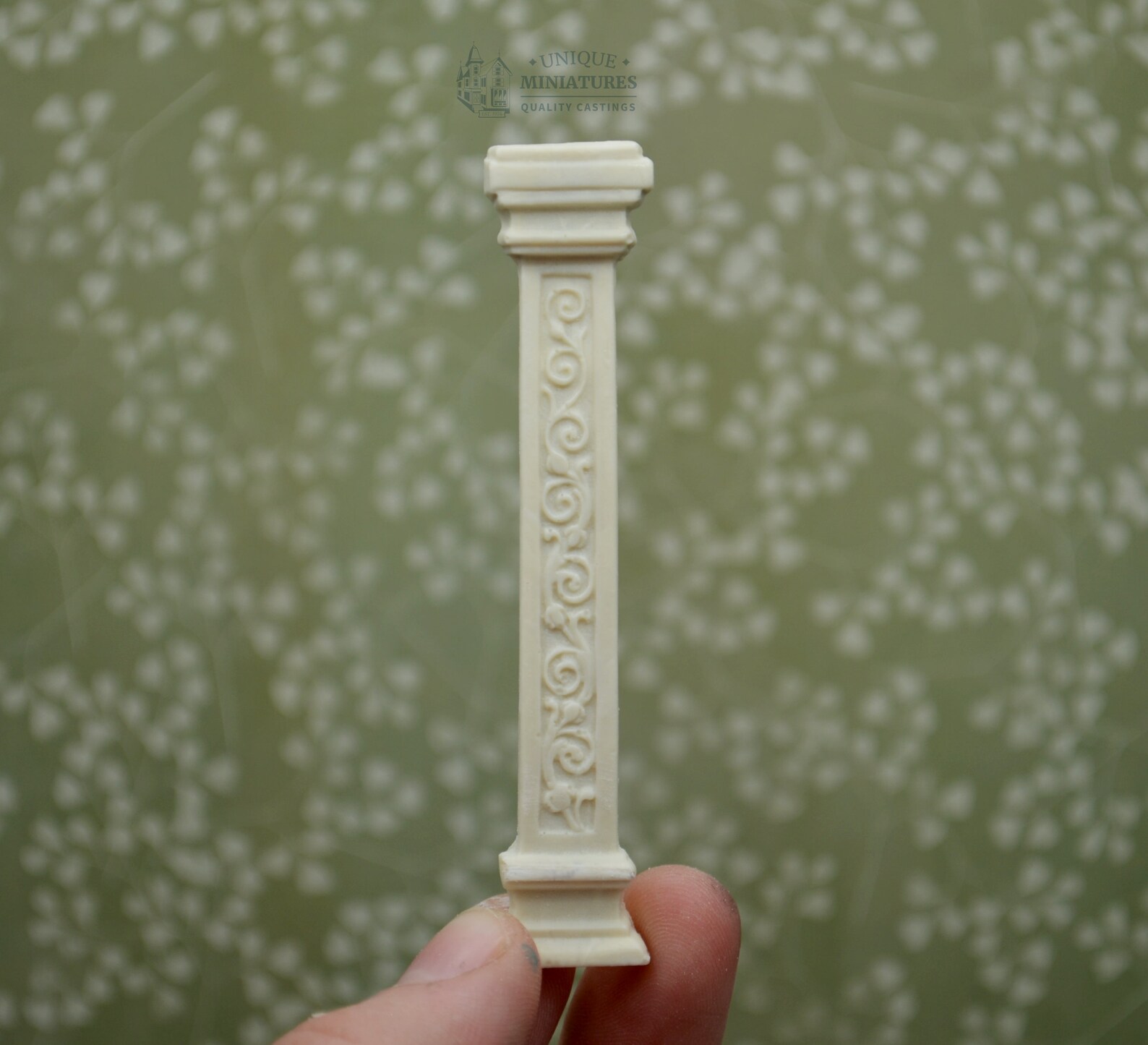 Spiral Column Appliqué | Ornamentation for Dollhouse | Set of Four - Etsy