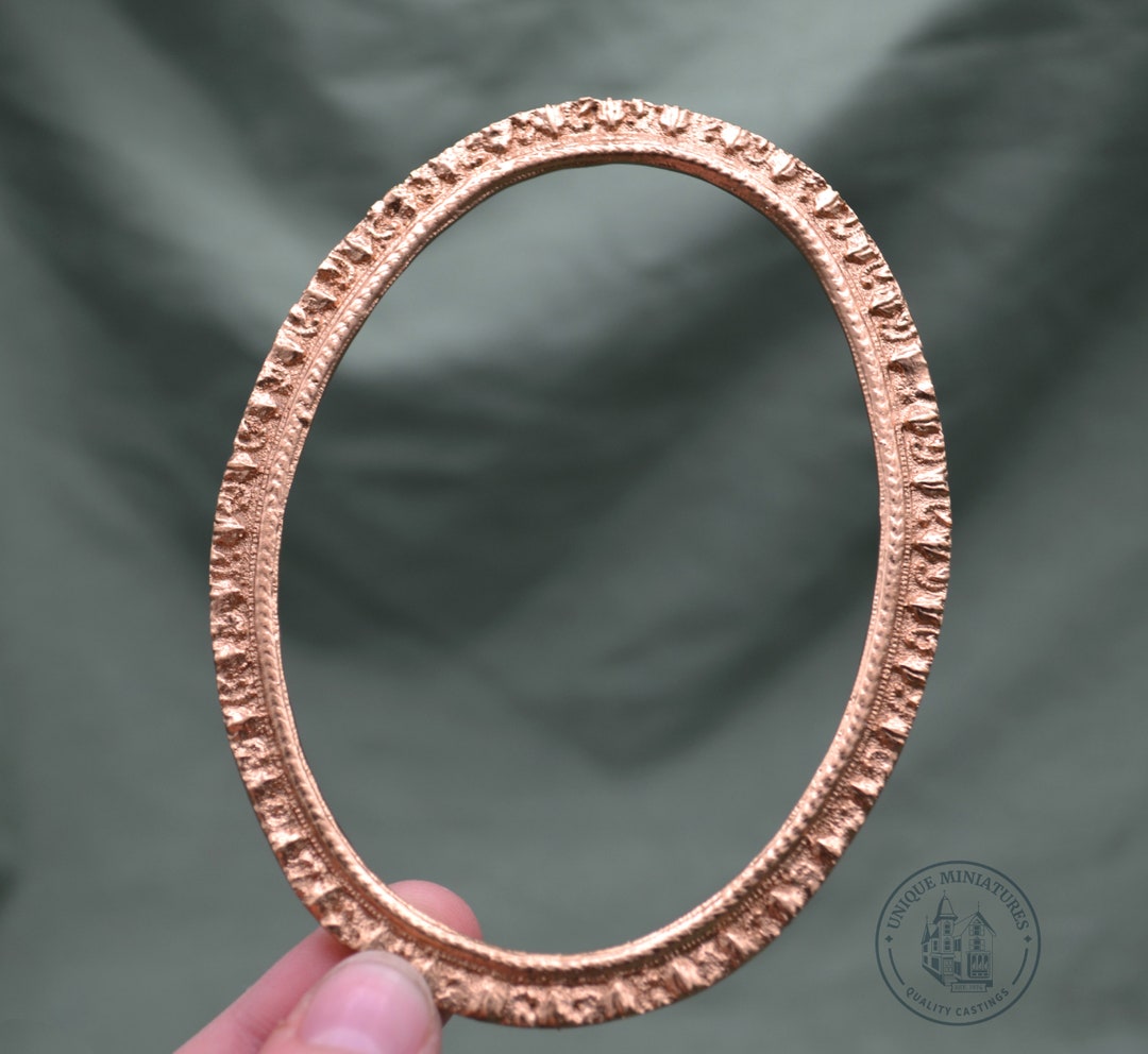 Pleated Oval Frame | Miniature for Dollhouses - Etsy