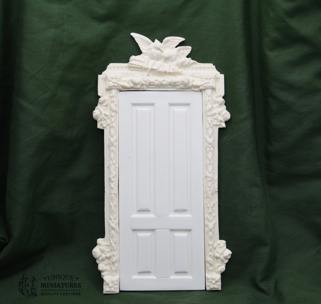 Eagle Crest Door Frame Set | Ornamentation for Dollhouse - Etsy