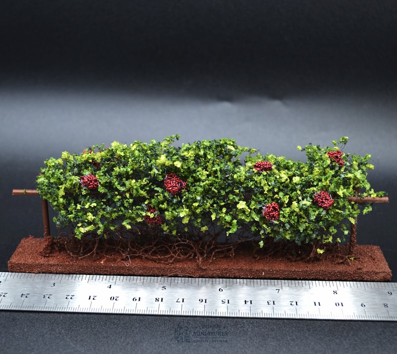 O-scale Grape Vineyard | 7 Inches | Miniature for Dollhouse Fairy ...