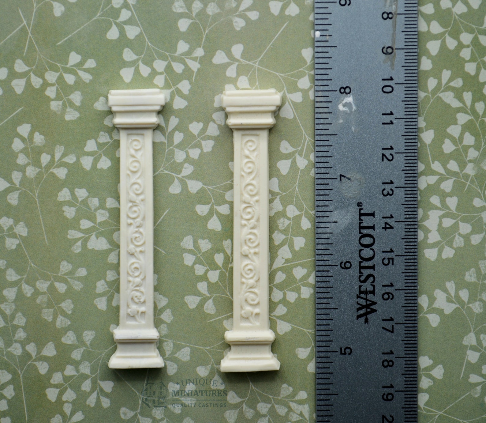 Spiral Column Appliqué | Ornamentation for Dollhouse | Set of Four - Etsy