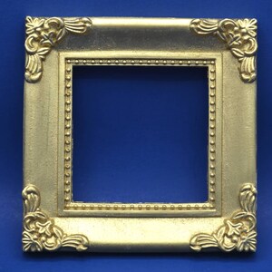 Large Gilded Square Frame | Miniature for Dollhouses - Etsy Canada