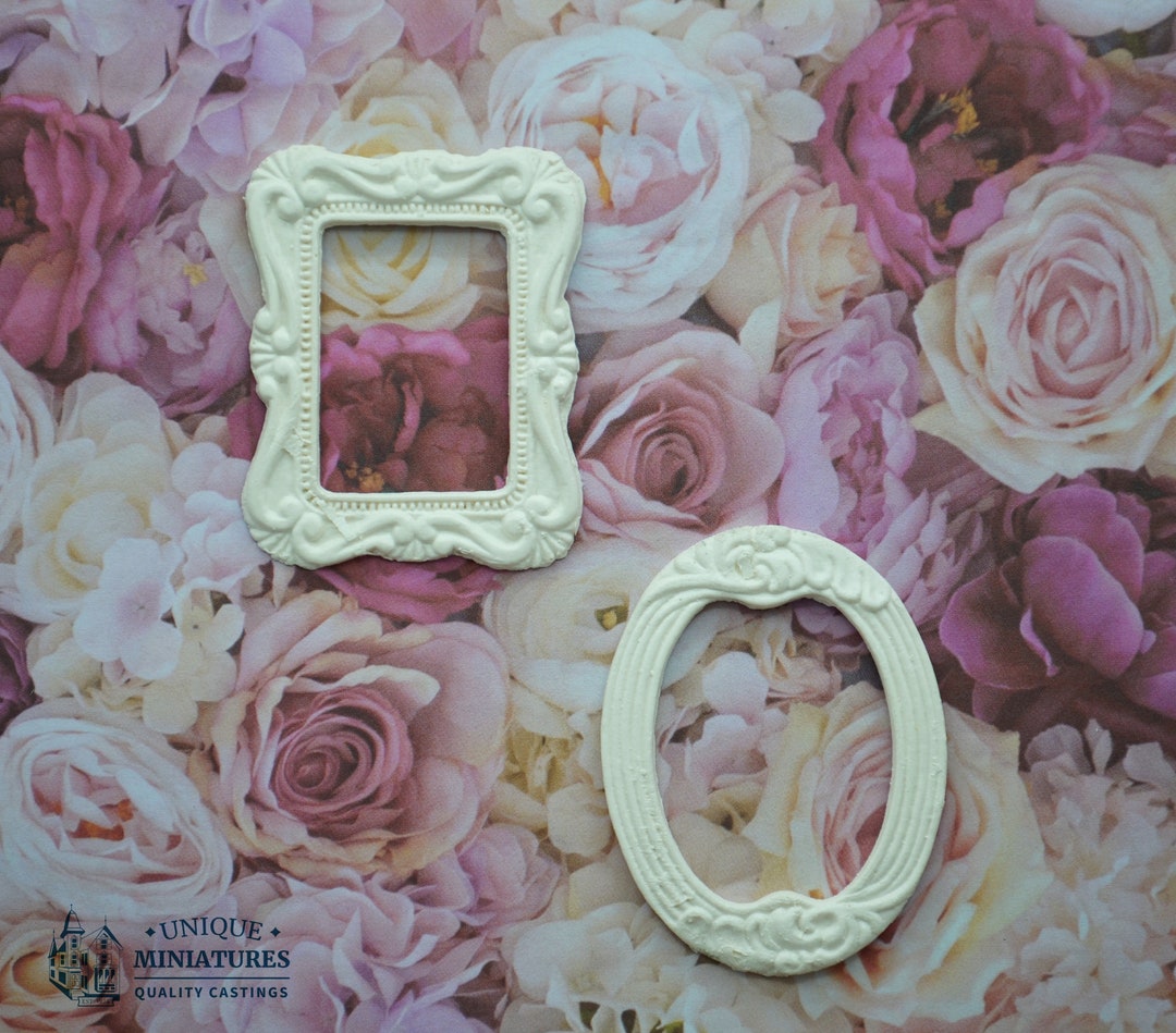 Dollhouse Frames: Resin Miniature Picture Frame Set - Etsy