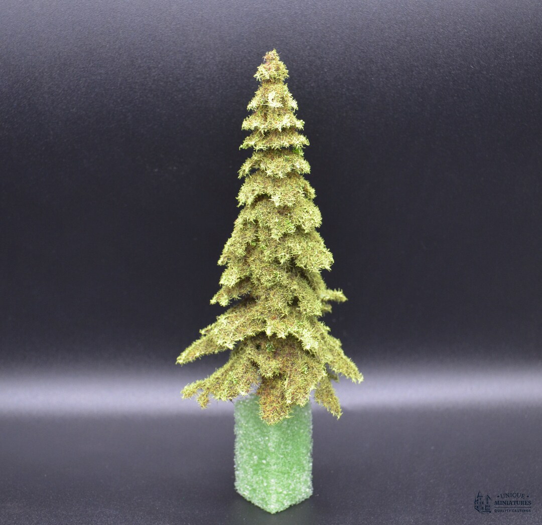 Appalachian Green Spruce Tree on Spike | 6 Inches | Miniature for ...