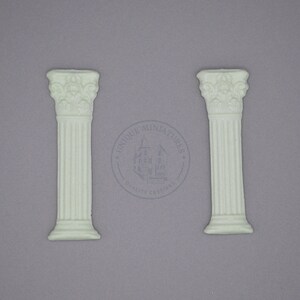 Miniature Flat Regal Column | Decorative Appliqué | Set of Four - Etsy