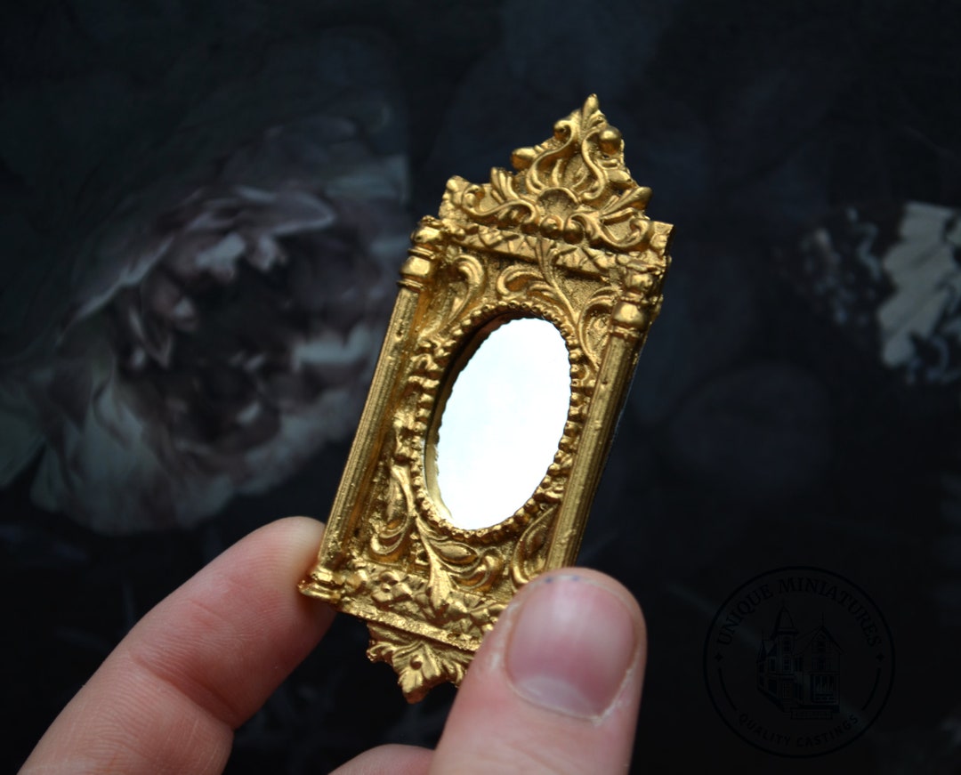 Little French Rococo Mirror | 1 1/4" X 2 1/3" | Ornamentation for ...