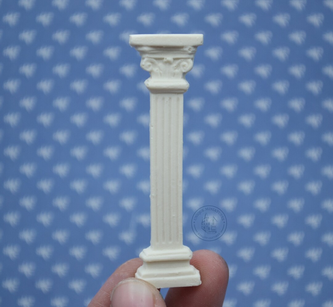 Elegant Column Appliqué | Ornamentation for Dollhouse | Set of Four - Etsy