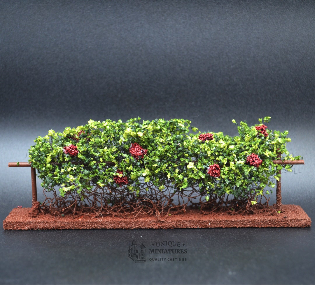 O-scale Grape Vineyard | 7 Inches | Miniature for Dollhouse Fairy ...