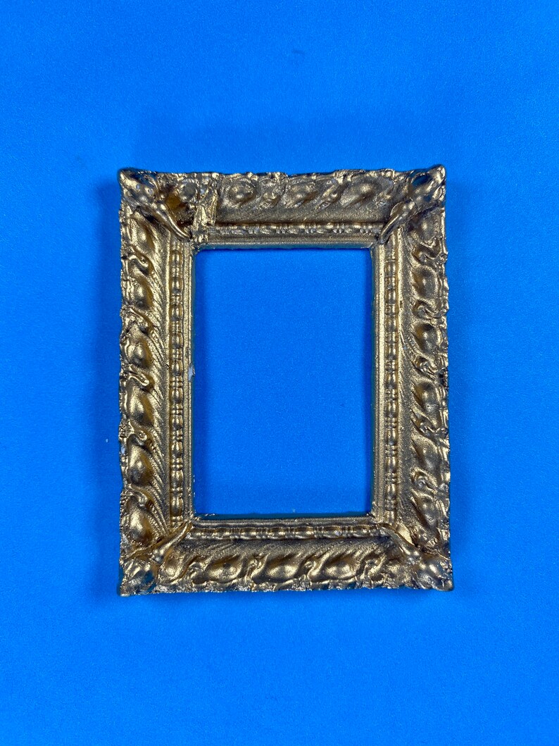 Gold Torch Frame Miniature for Dollhouses 2.5 X 2 - Etsy