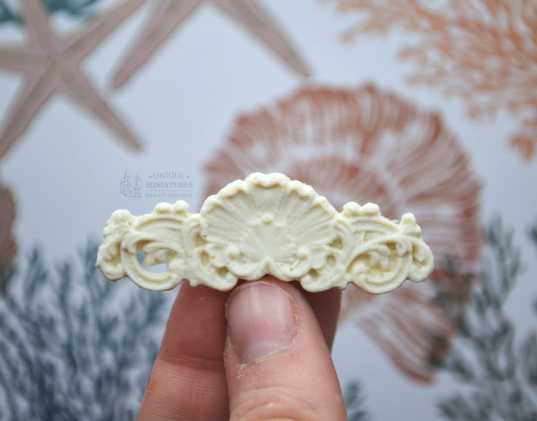 Wave Crest Appliqué, Set of Two (2) | Ornamentation for Dollhouse - Etsy