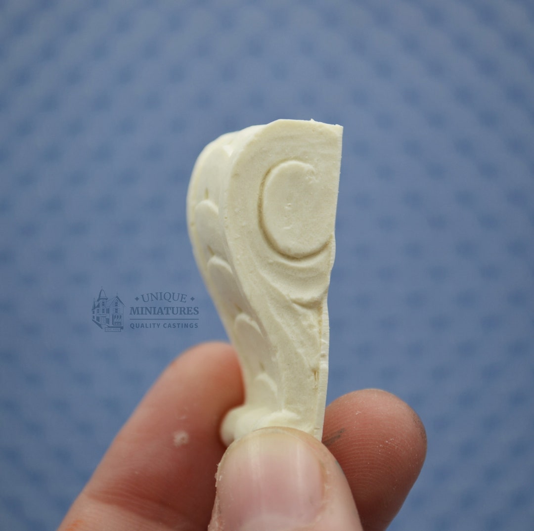 Spiral Scale Bracket | Ornamentation for Dollhouse | Set of 2 - Etsy