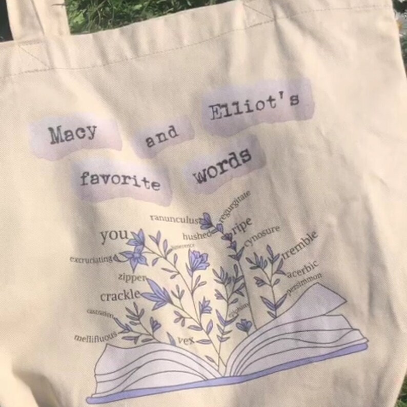Love and Other Words Macy Elliot Merch Eco Tote Bag - Etsy