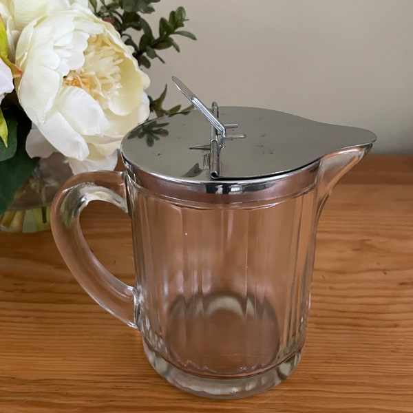 Glass Syrup Pitcher - Etsy