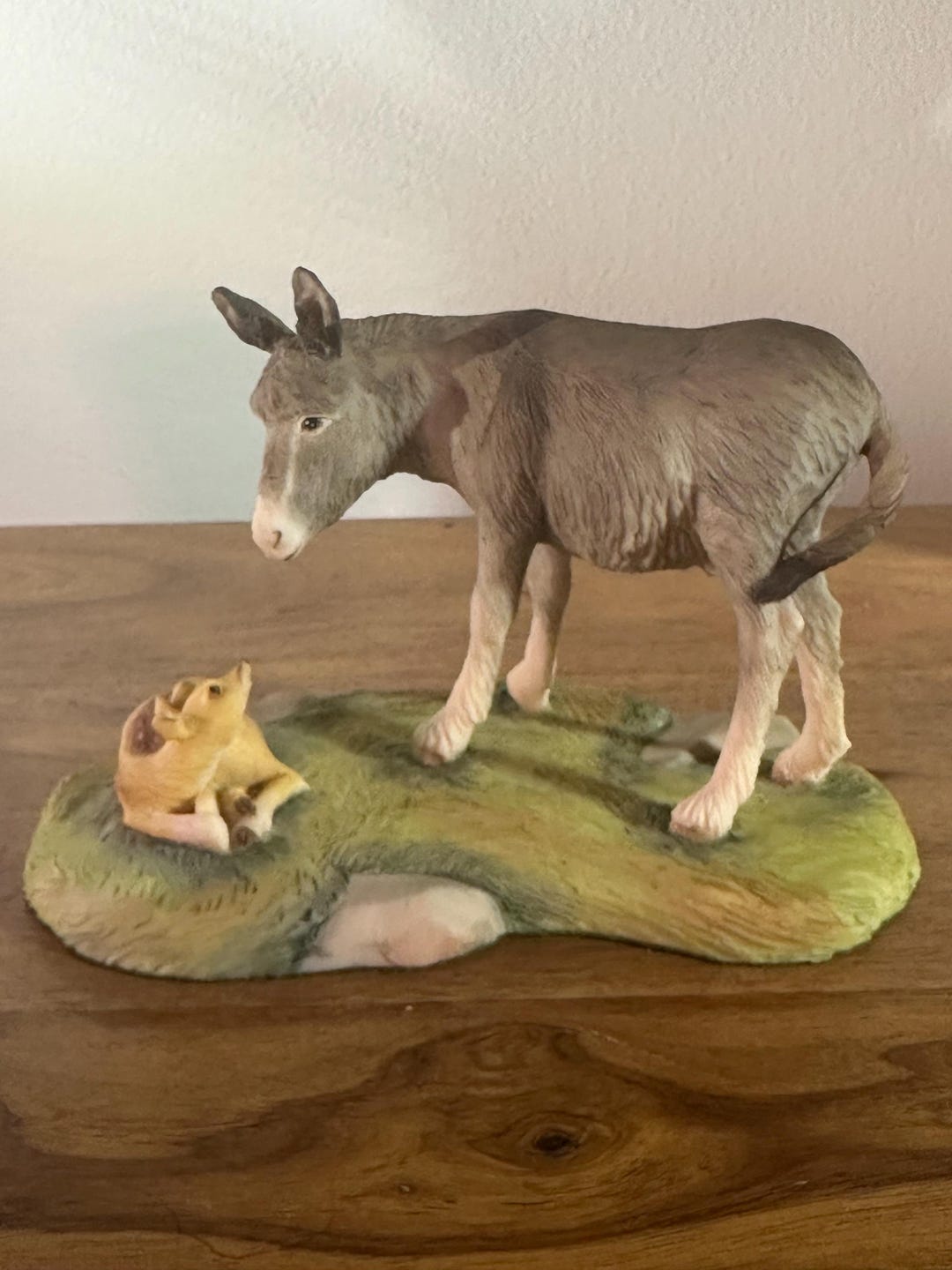 Vintage AYNSLEY Donkey and Fawn/deer 1987 MASTERCRAFT Figurine - Etsy