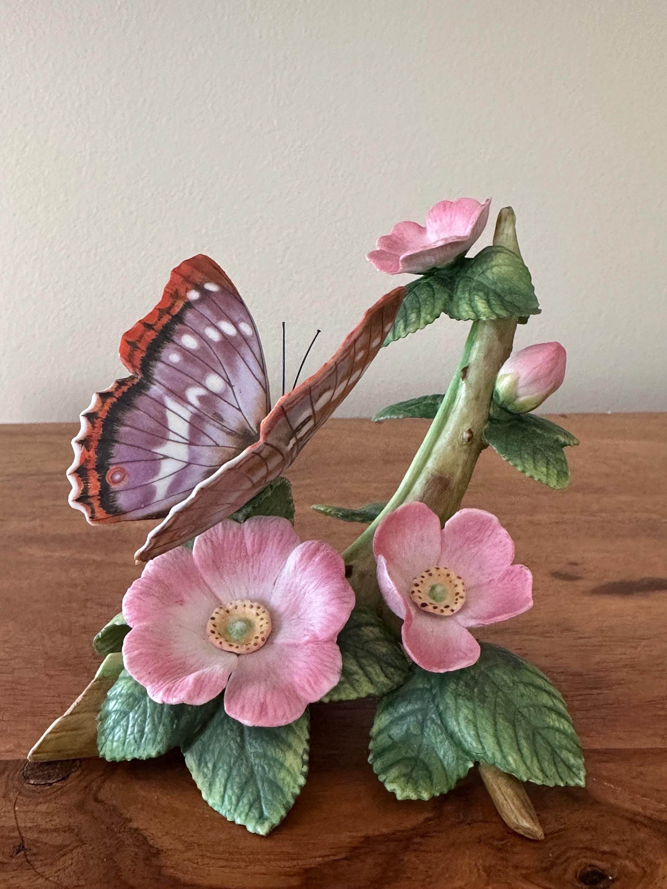 Lenox purple Emperor Figurine 1991 Nature's Beautiful Butterflies ...