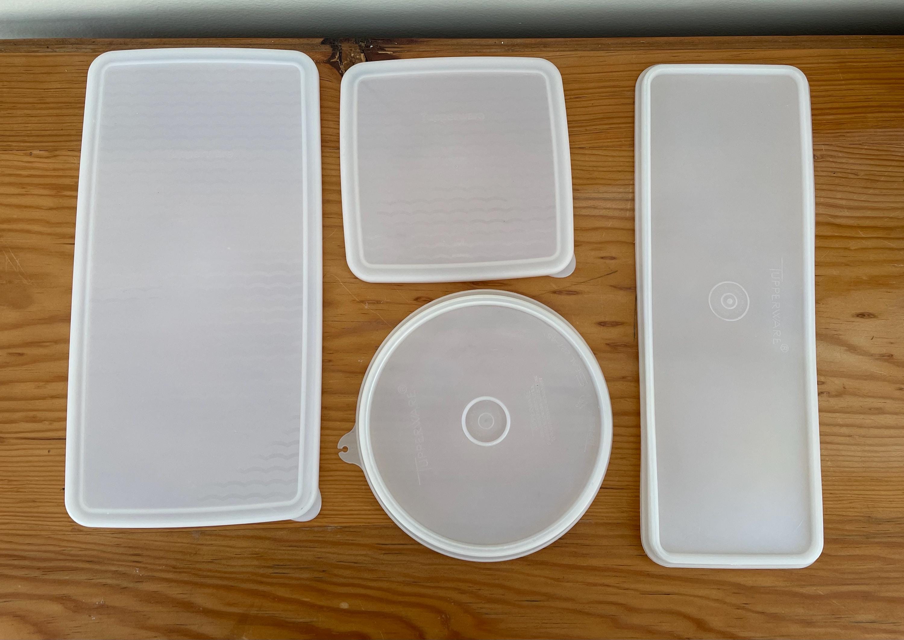 Assorted Tupperware Clear Replacement Lids - Etsy