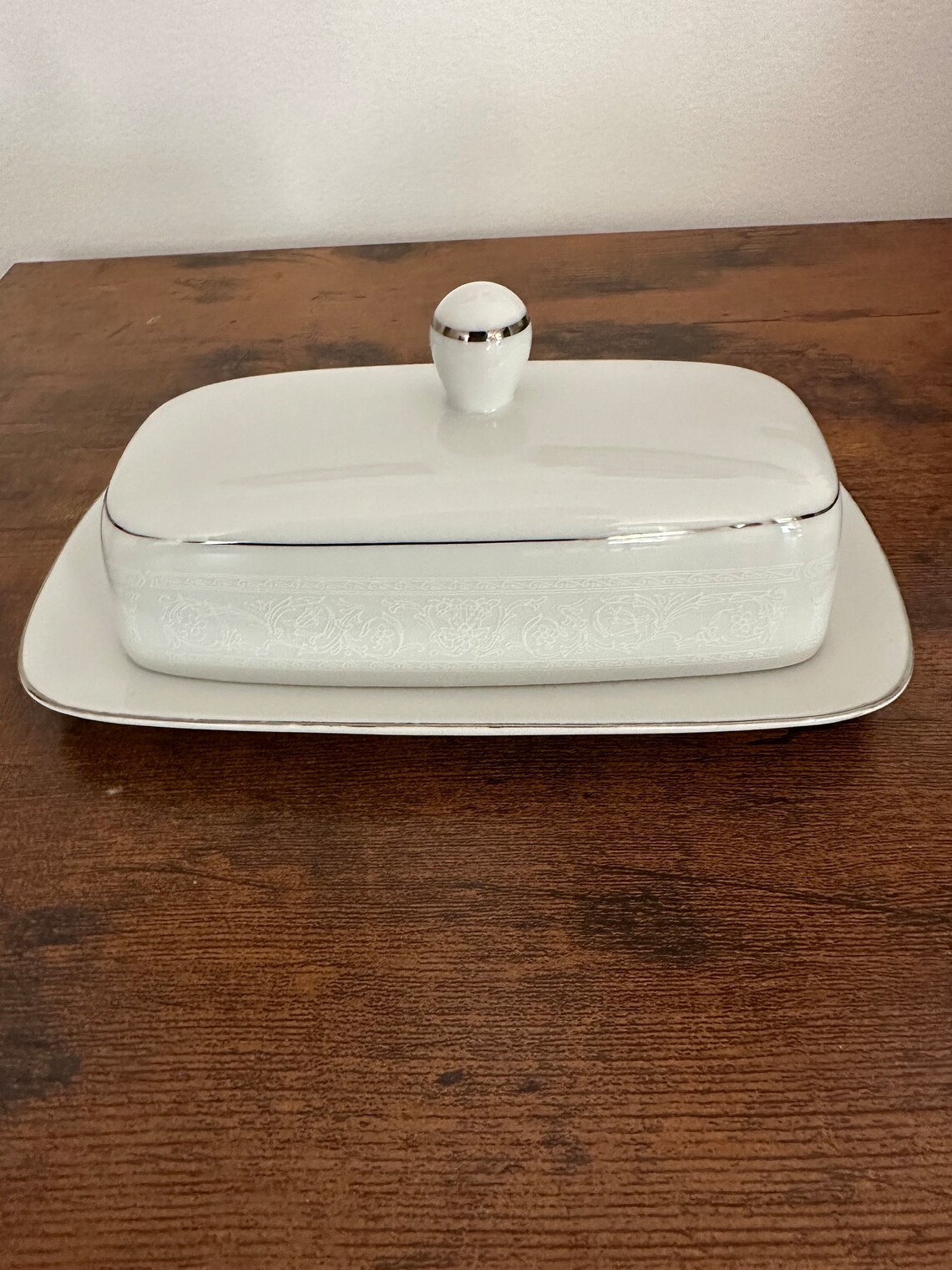 Fine China of Japan Butter Dish demure Pattern by Wallace International ...