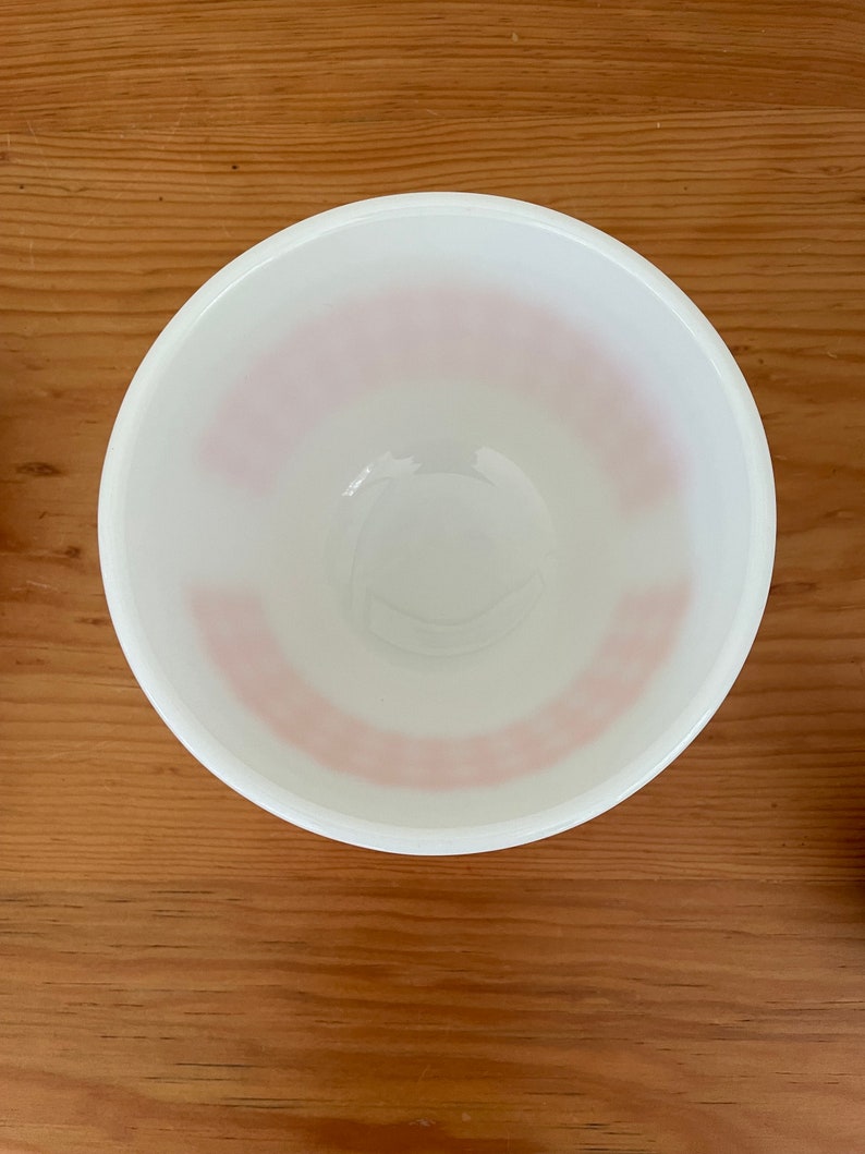 Vintage Pyrex Bowl Orange Dot Milk Glass Mixing Bowl - Etsy