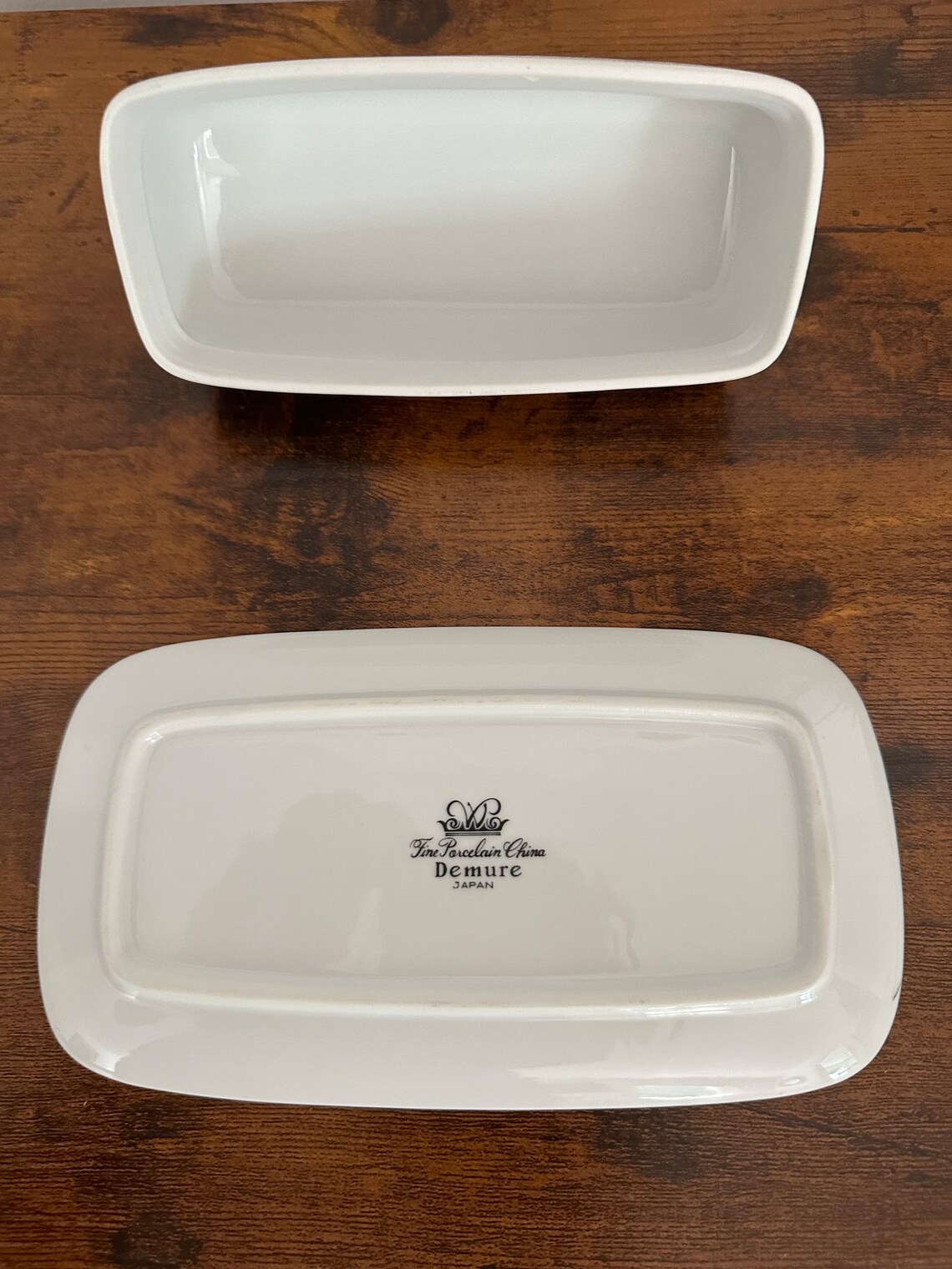 Fine China of Japan Butter Dish demure Pattern by Wallace International ...