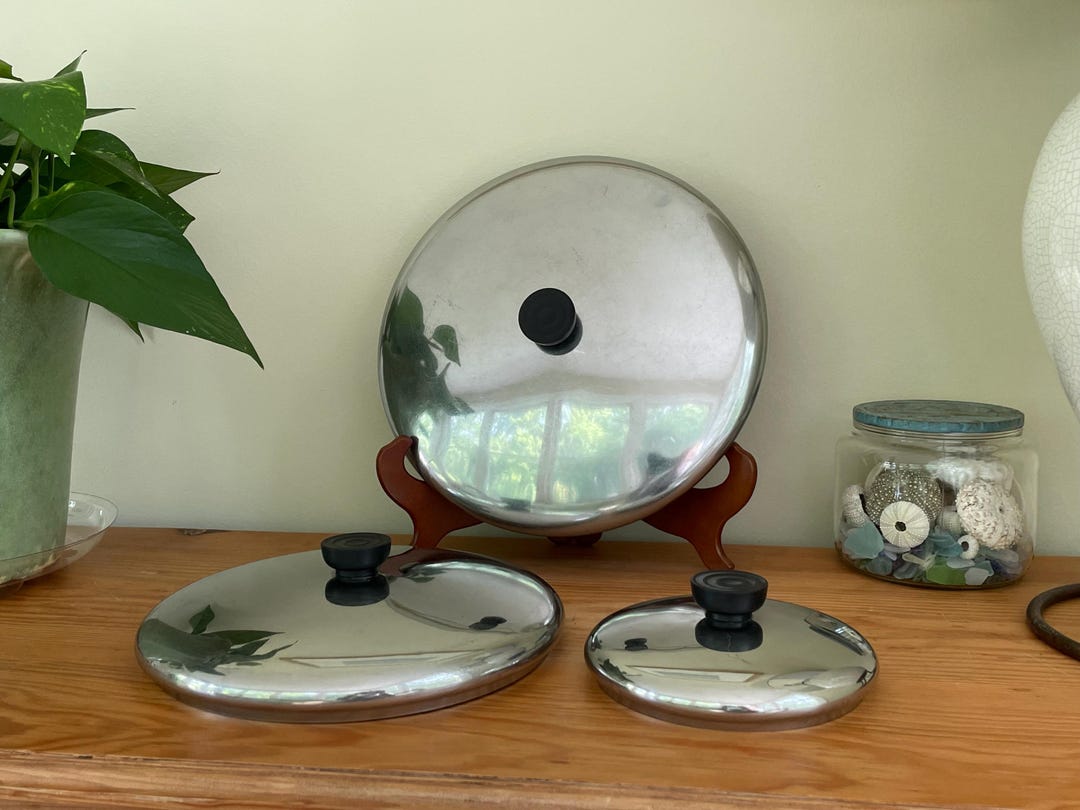 Revere Ware Replacement Lid: Stainless Steel Pot Pan Cover (9 or 11 7/8 ...