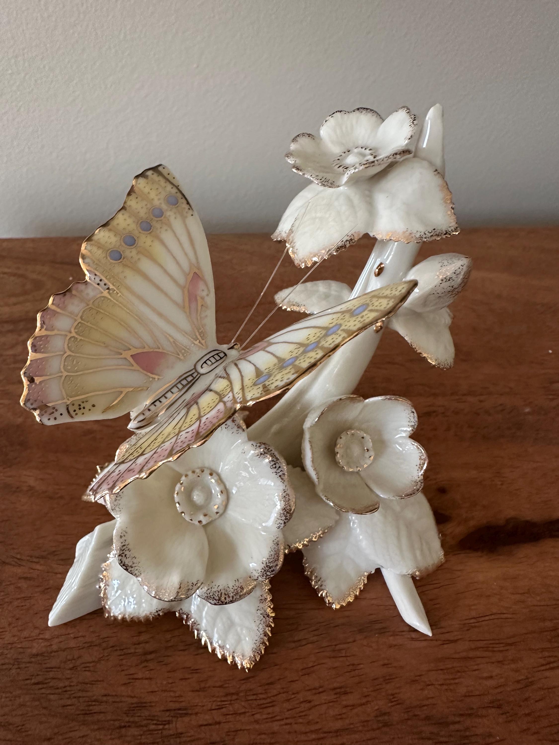 Lenox purple Emperor Figurine 1991 Nature's Beautiful Butterflies ...