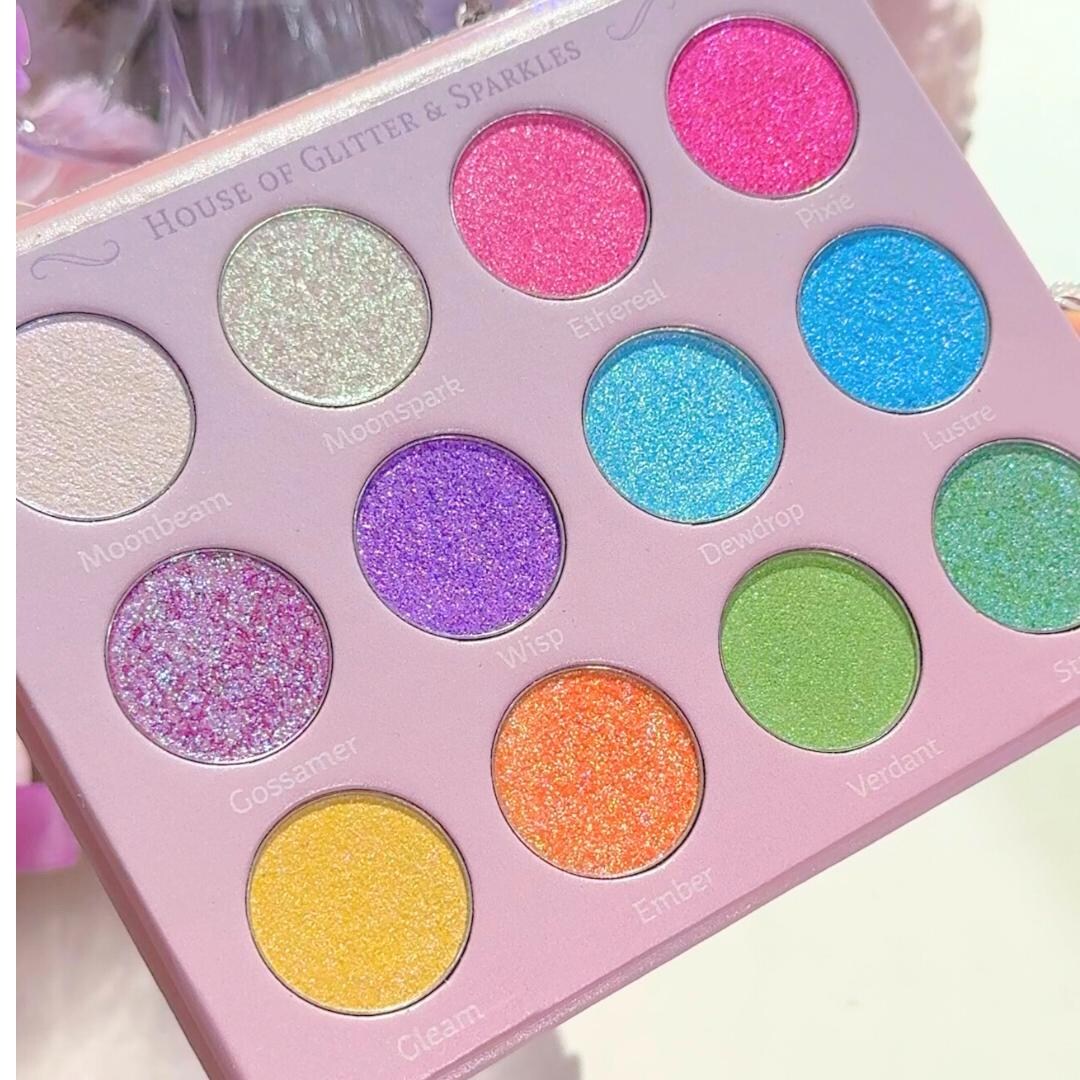 Cute/ Kawaii Fairy - Duochrome Glitter Shimmer Eyeshadow Palette ...