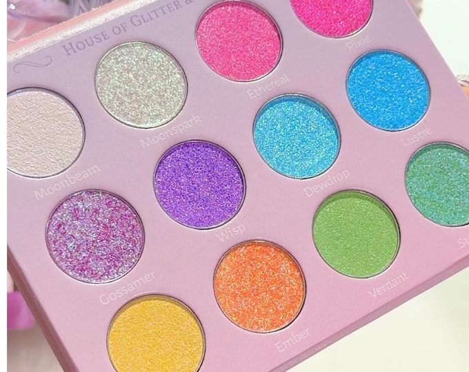 Cute/ Kawaii Fairy - Duochrome Glitter Shimmer Eyeshadow Palette ...