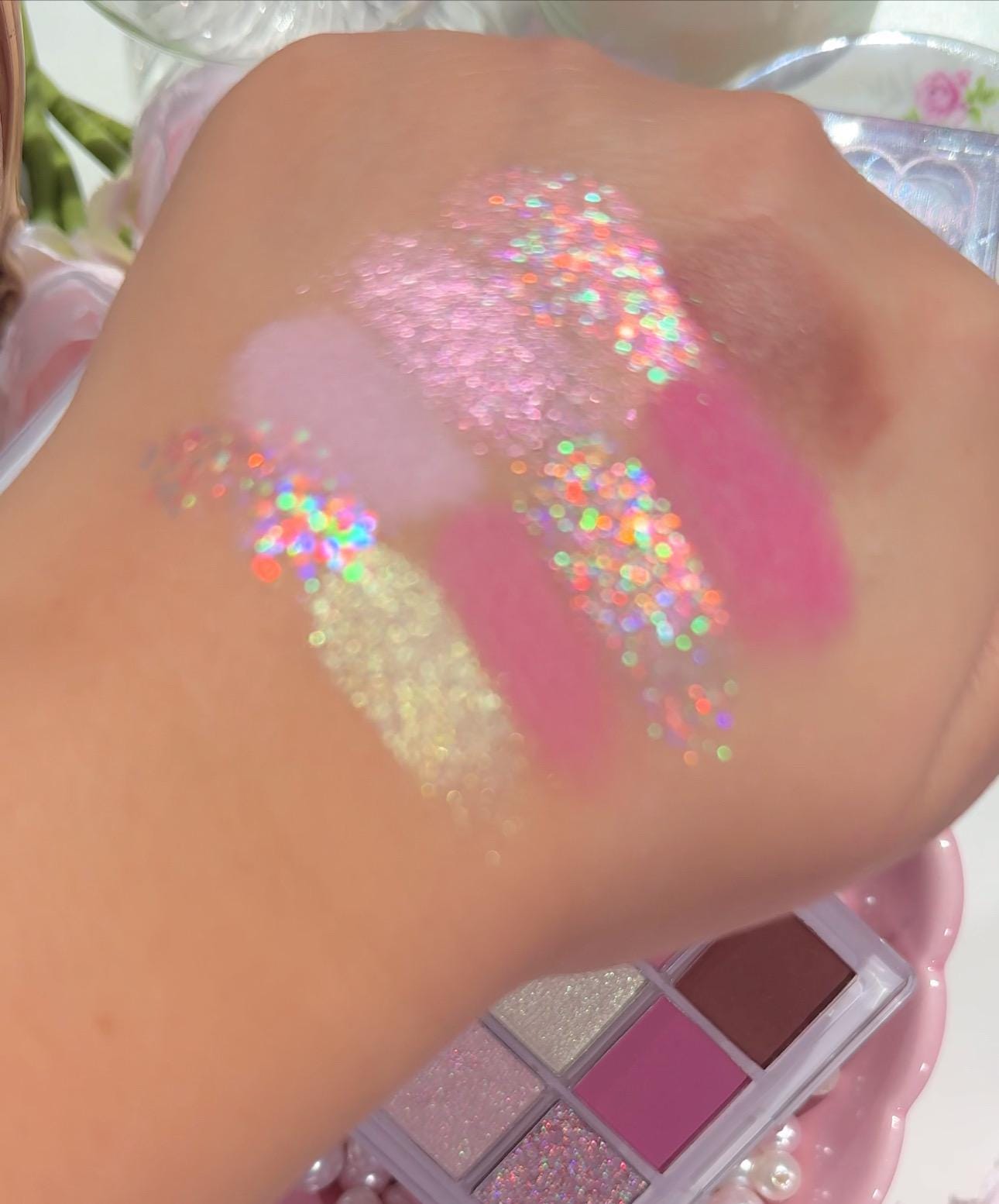 Cute Anime Girl Shimmer & Glitter Eyeshadow Palette - Etsy