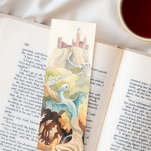 Dragon Printable Bookmark, Fairytale Castle Bookmark, Fantasy ...