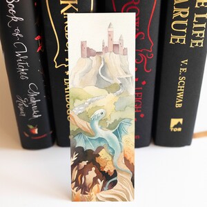 Dragon Printable Bookmark, Fairytale Castle Bookmark, Fantasy ...