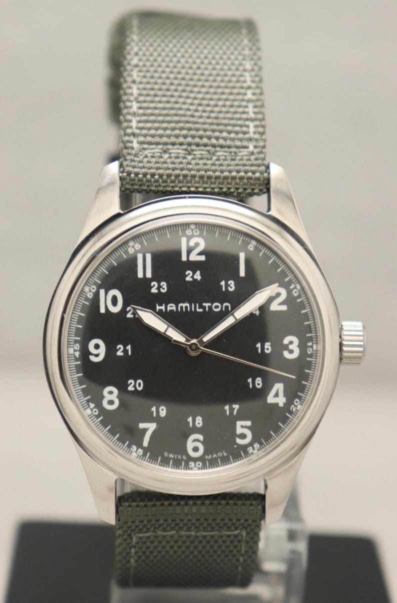 80's Vintage Hamilton Manual Winding Swiss Movement 40 Mm Men's Watch ...