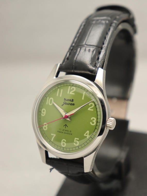 Vintage HMT Jawan 17 Jewels Hand Winding Men's Watch … - Gem