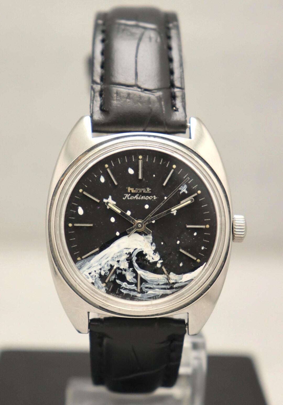 HMT Kohinoor Custom Hand Painted Dial 17J Hand Winding Men's Watch ...